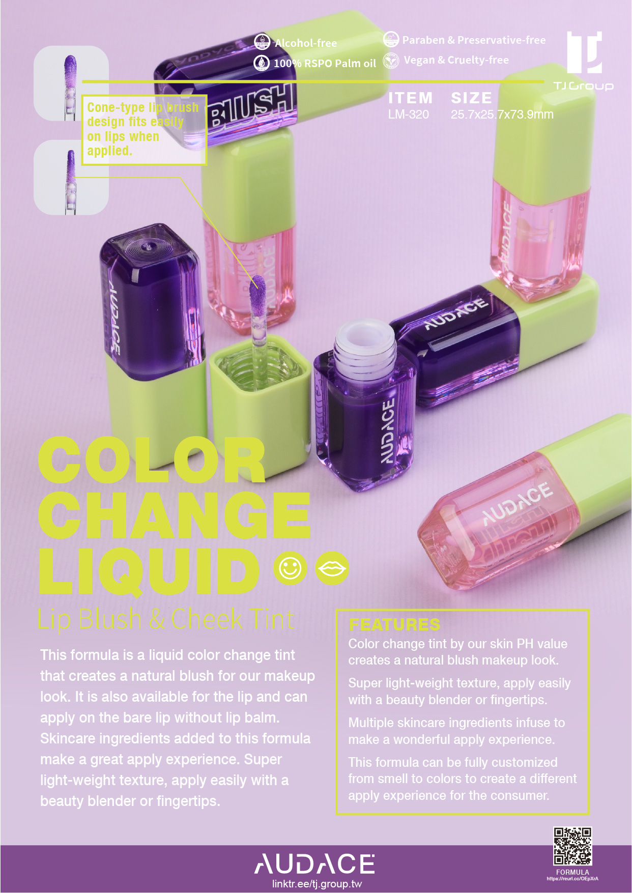 Color Change Liquid Lip Blush & Cheek Tint – TJ Enterprise