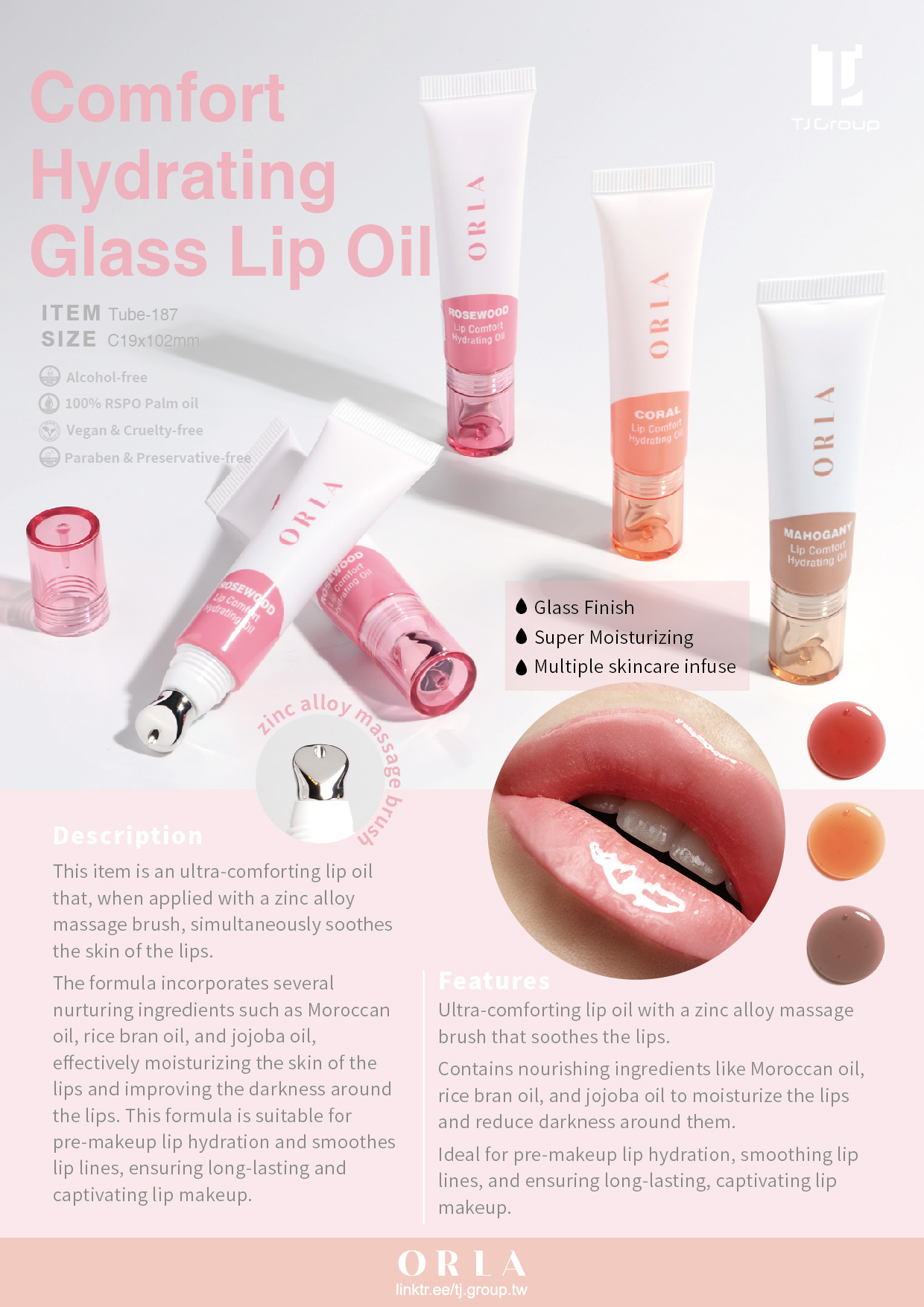 ORLA Lip Comfort Hydrating Glass Oil – TJ Enterprise